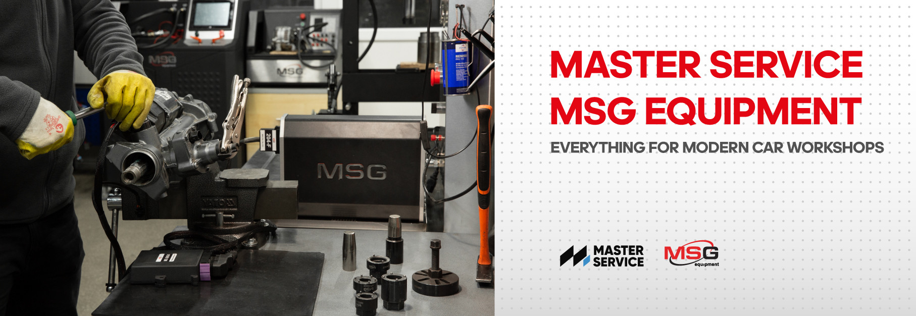 Auto parts, garage equipment, training courses for garage mechanics